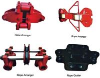 China Red Rope Arranger Drilling Rig Spare Parts Drawwork Rope Guider for sale