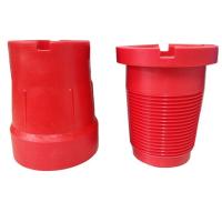 China Drilling Rig Spare Parts Heavy Duty Plastic Drill Pipe Red Yellow BlackThread Protector for sale
