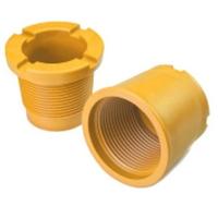China Drilling Rig Spare Parts Heavy Duty Plastic Drill Pipe Red Yellow BlackThread Protector for sale