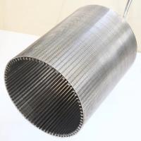 China Stainless Steel 304 316 Drilling Rig Spare Parts Wedge Wire Screen Tube for sale
