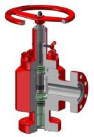 China Hydraulic Flanged Adjustable Needle Choke Valve H2 Type Manifold Control Valve for sale