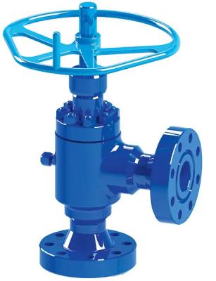 China Hydraulic Flanged Adjustable Needle Choke Valve H2 Type Manifold Control Valve for sale