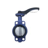 China 2 Inch Manifold Control Valve Ductile Iron Wafer Type Butterfly Valve DN50 - DN200 for sale