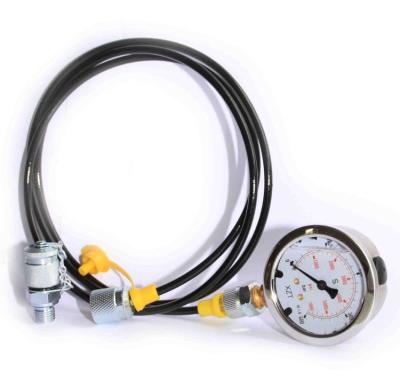 China DN3 Drilling Instruments Pressure Gauge Micro Hydraulic Hose Test Testing Assembly High Pressure Test Point for sale
