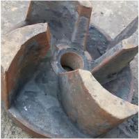 China Single Suction Pump Parts Solids Control Equipment Sand Pump Cast Iron Impeller for sale