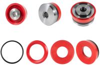 China API 7K Oilfield Mud Pump Parts Red Rubber 4inch 7inch Piston Assembly for sale