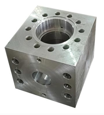 China Oilfield Drilling Mud Pump Spare Parts Fluid End Module Hydraulic Cylinder Valve Box for sale