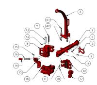 China API Tubular Handling Tools  LF Type Manual Tong  Changing Lug Jaws Drilling And Well Tools for sale