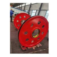 China API 8C Drilling Rig Crown Wire Rope Pulley / Wire Rope Sheave Drilling Rig Spare Parts for sale