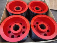China API 8C Drilling Rig Crown Wire Rope Pulley / Wire Rope Sheave Drilling Rig Spare Parts for sale