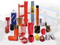 China API 10D Oilfield Cementing Tools Casing Centralizer Solid Rigid / Positive / Welded Spiral Type for sale
