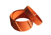 China API 10D Oilfield Cementing Tools Casing Centralizer Solid Rigid / Positive / Welded Spiral Type for sale