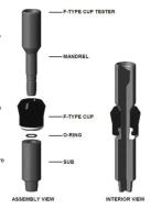 China API Oilfield Pressure Testing Cup For Casing String Pressure Test / Cup Tester for sale