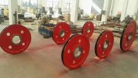 China API 8C Drilling Rig Crown Wire Rope Pulley / Wire Rope Sheave for sale