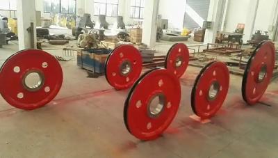 China API 8C Drilling Rig Crown Wire Rope Pulley / Wire Rope Sheave for sale