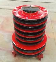 China API 8C Drilling Rig Crown Wire Rope Pulley / Wire Rope Sheave for sale