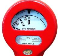 China Mud Pump Pressure Gauge Drilling Instruments 6'' Flange Type Model F Range 6000PSI for sale