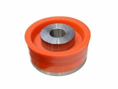 China Forged Mud Pump Spare Parts Urethane Bonded Piston Head  API 7K for sale