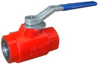 China Oilfield Threaded Ball Valve / A216 WCB Oil Patch Ball Valve 2000PSI 3000PSI 5000PSI for sale
