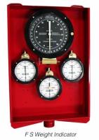 China Drilling Apparatus Dial Weight Indicator JZ500A Vertical / Horizontal for sale