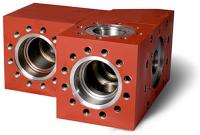 China Hydraulic Mud Pump Spare Parts Discharge Fluid End Module For Emsco for sale