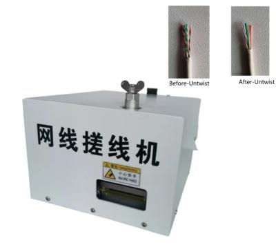China RS-80C Network Twist Pair Cable Untwist and Straighten Machine for sale