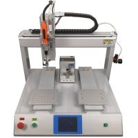 China RS-L401-2E Two Working Table Screw Auto Feeding And Locking Nut Machine for sale