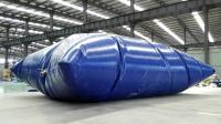 China Square Pillow Tank 1000L+ Heavy Duty PVC TPU Fabric 7-10 Year Lifespan Eco Friendly Liquid Storage for sale