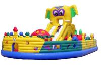 China Durable PVC Inflatable Soft Play Equipment for Amusement Parks - 5-10 Minute Setup, 8-12 Child Capacity for sale