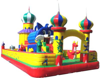 China Durable PVC Inflatable Soft Play Equipment for Amusement Parks - 5-10 Minute Setup, 8-12 Child Capacity for sale
