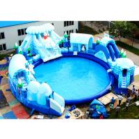 China PVC Inflatable Amusement Equipment with Slides, Bounce Areas & Multiple Play Zones for Family and Commercial Use for sale