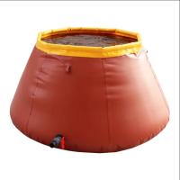 China Flexible PVC Onion Water Storage Bladder 500L-50,000L Capacity for Rugged Terrain Applications for sale