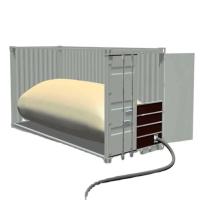 China Disposable PP PE Flexitank Container 16000-24000 Liters Liquid Transport for sale