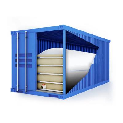 China 3PE 1/2PP Disposable Flexitank Bladder - 24,000L Capacity for Non-Hazardous Liquid Cargo Transport for sale