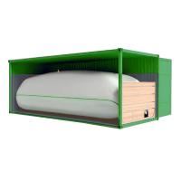 China 24000 Liters Capacity Reusable Flexibag Container with 10-Year Lifespan and OEM Customization Options for sale