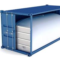 China Reusable Flexitank Container - 10-Year Lifespan Polymer Composite Liquid Storage with 40% Increased Capacity for sale