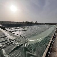 China HDPE Geomembrane Liner 0.5-3.0mm Waterproof Plastic Sheet for Swimming Pools and Chemical Storage for sale