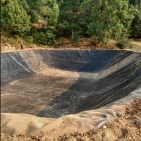 China Black HDPE Geomembrane Liners 1.0mm-3.0mm for Landfill, Mining & Water Containment Applications for sale