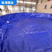 China PVC Foldable Fish Farming Pond 1000L-30000L Capacity | Ground-Level Aquaculture Tank for Fish & Shrimp for sale