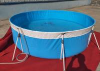 China Multi Functional PVC Fish Pond with Galvanized Reinforcement - Flexible 100L to 2000L+ Capacity for Aquaculture Operations for sale