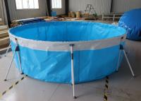 China Multi Functional PVC Fish Pond with Galvanized Reinforcement - Flexible 100L to 2000L+ Capacity for Aquaculture Operations for sale