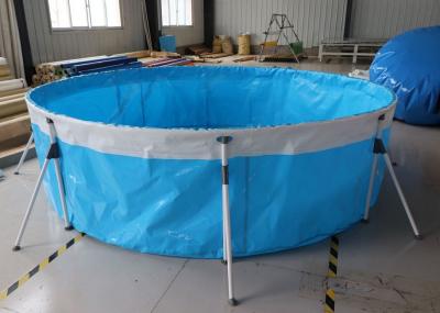 China Multi Functional PVC Fish Pond with Galvanized Reinforcement - Flexible 100L to 2000L+ Capacity for Aquaculture Operations for sale