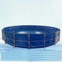 China Three-Layer PVC Coated Fish Pond Liner - 0.5-2mm Thickness Waterproof Aquaculture Solution for Outdoor Farming for sale