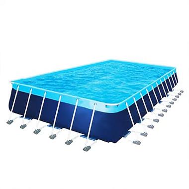 China Regular Shape Canvas Swimming Pool - PVC Construction with Custom Sizes for Outdoor Recreational Activities for sale