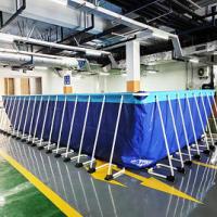 China Detachable PVC Swimming Pool Custom Sizes 10-30ft Rust Resistant for Residential and Commercial Use for sale