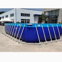 China Customizable Inflatable Swimming Pools - 15-Minute Setup Canvas Construction Multiple Size Options for sale