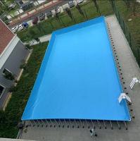 China Customizable Inflatable Swimming Pools - 15-Minute Setup Canvas Construction Multiple Size Options for sale
