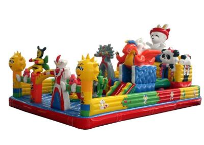 China Vibrant Color Inflatable Amusement Equipment for Children - 8-12 Child Capacity, 15-20 Minute Setup for sale
