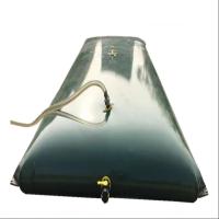 China Flexible Oil Tank 1000L-50000L Capacity with 0.9-1.5mm PVC Coated Fabric and UV Resistance for sale