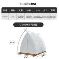 China Luxurious Camping Shelter Weather Resistant Tent 5m x 9m Spacious Interior for Glamping for sale